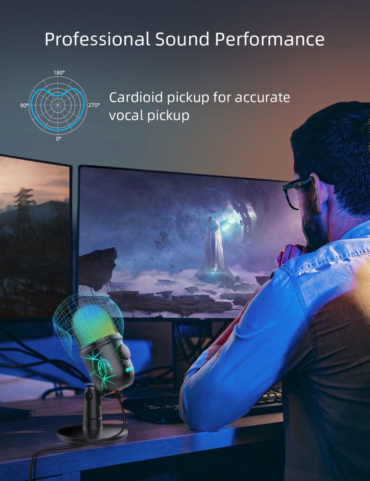 MRSDY V5-ZY USB Gaming Microphone – MRSDY