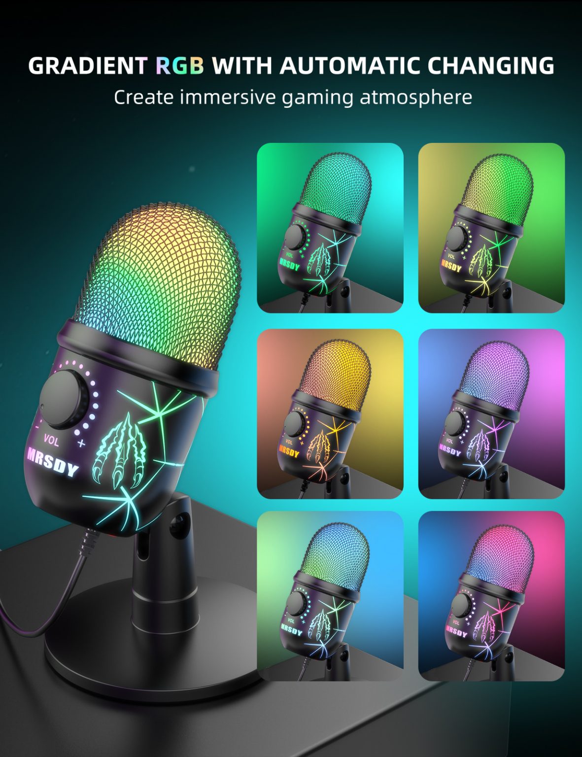 MRSDY V5-ZY USB Gaming Microphone – MRSDY