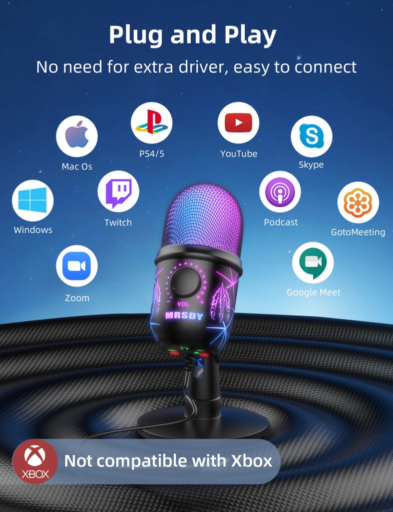 MRSDY V5-ZY USB Gaming Microphone – MRSDY